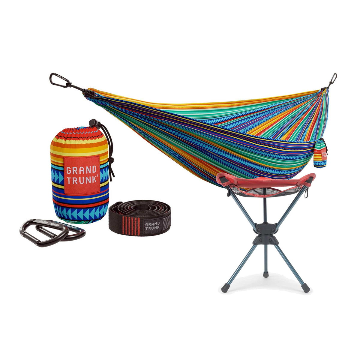 Dad Mode Bundle: Compass 360° Stool + Double Deluxe Hammock – GrandTrunk